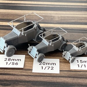 Kfz. 14 German WW2 Communications Vehicle - 3D Resin Printed 28mm ...