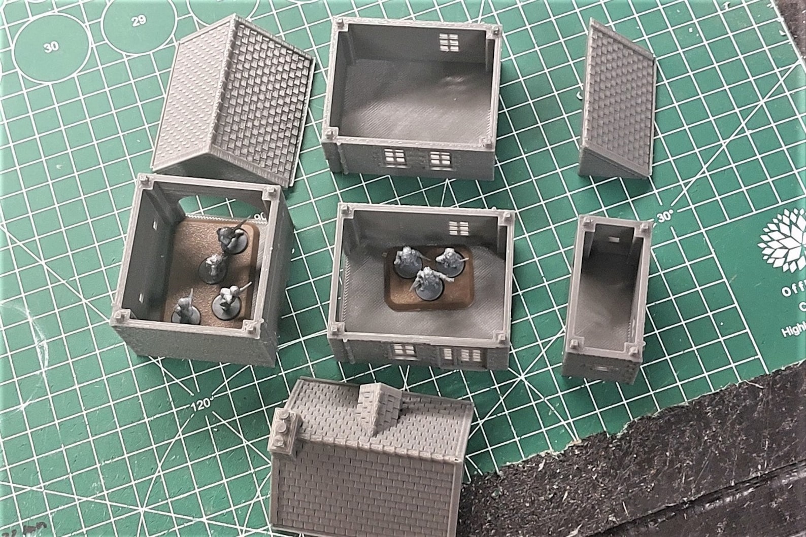 Normandy French Farmhouse - Tabletop Wargaming WW2 Terrain | Proxy 3D ...