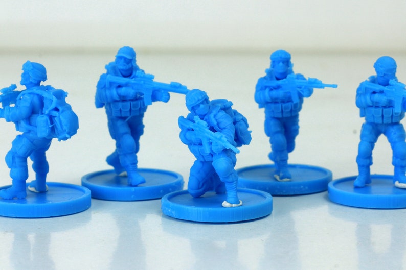 US Marine Corps Squad - Five - Modern Wargaming Miniatures for Tabletop ...