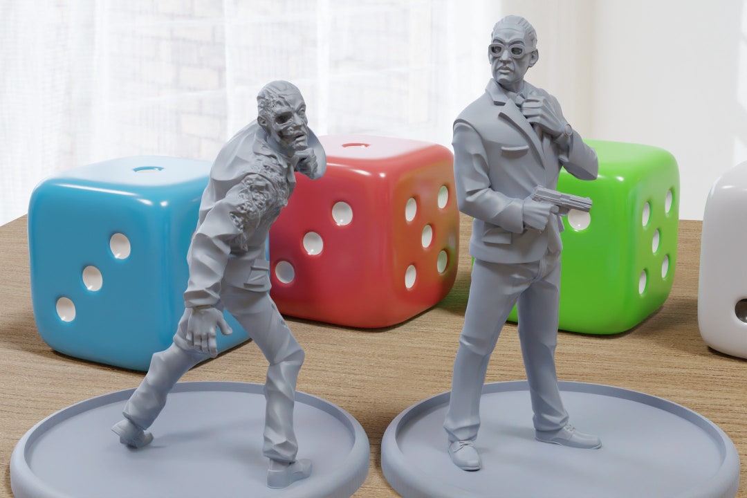 Gangster Boss - 3D Printed Minifigure for Zombie Post Apocalyptic ...