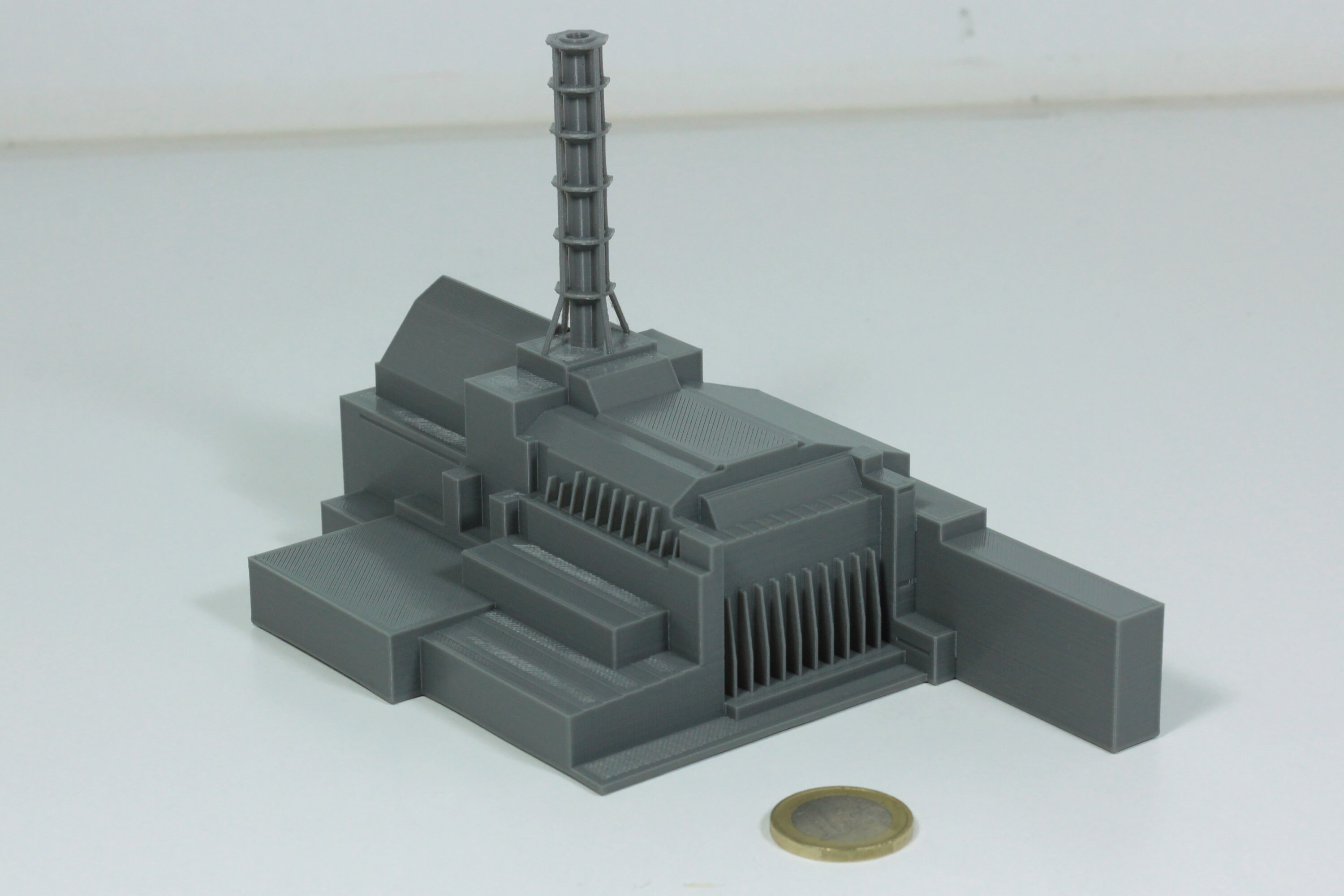 Chernobyl Disaster Nuclear Reactor Display Miniature Statue, 3D Print ...