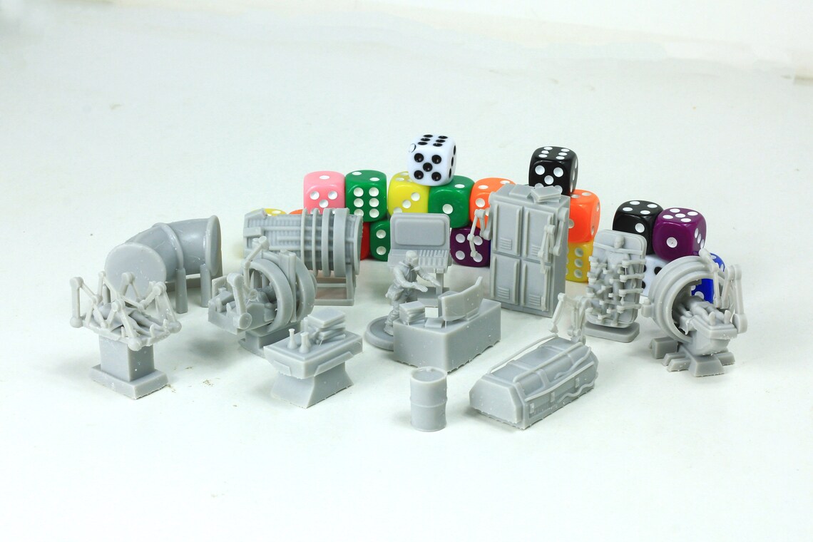 Human Research Laboratory Terrain Set Zona Alfa Miniature - Etsy