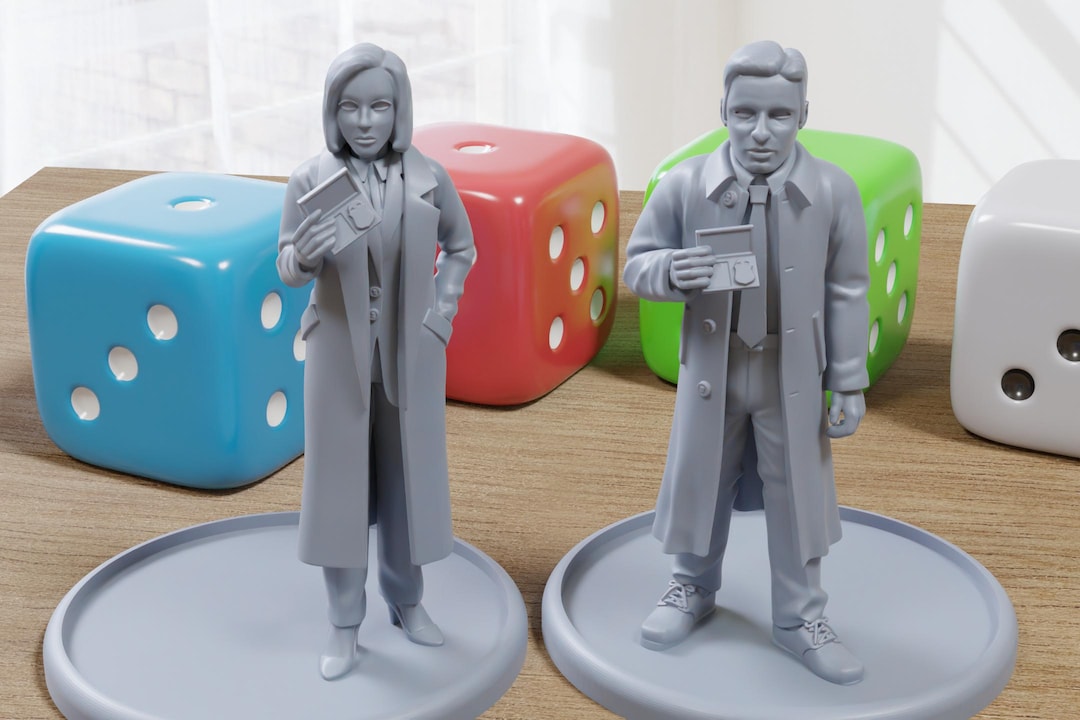 FBI Special Agents - 3D Printed Minifigures for Modern Tabletop ...