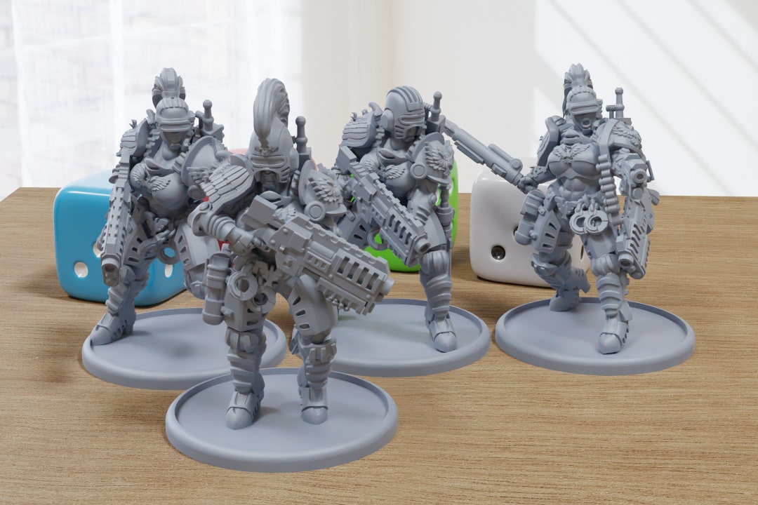 Eclipse Enforcer Divas Shotgun - 3D Printed Proxy Minifigures for Sci ...