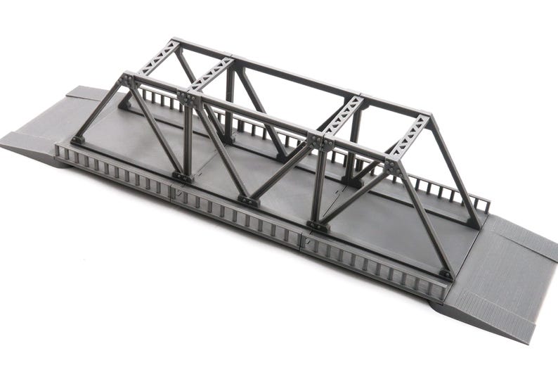 Pratt Truss Bridge - 3D Printed Miniature Wargaming Terrain 28mm / 20mm ...