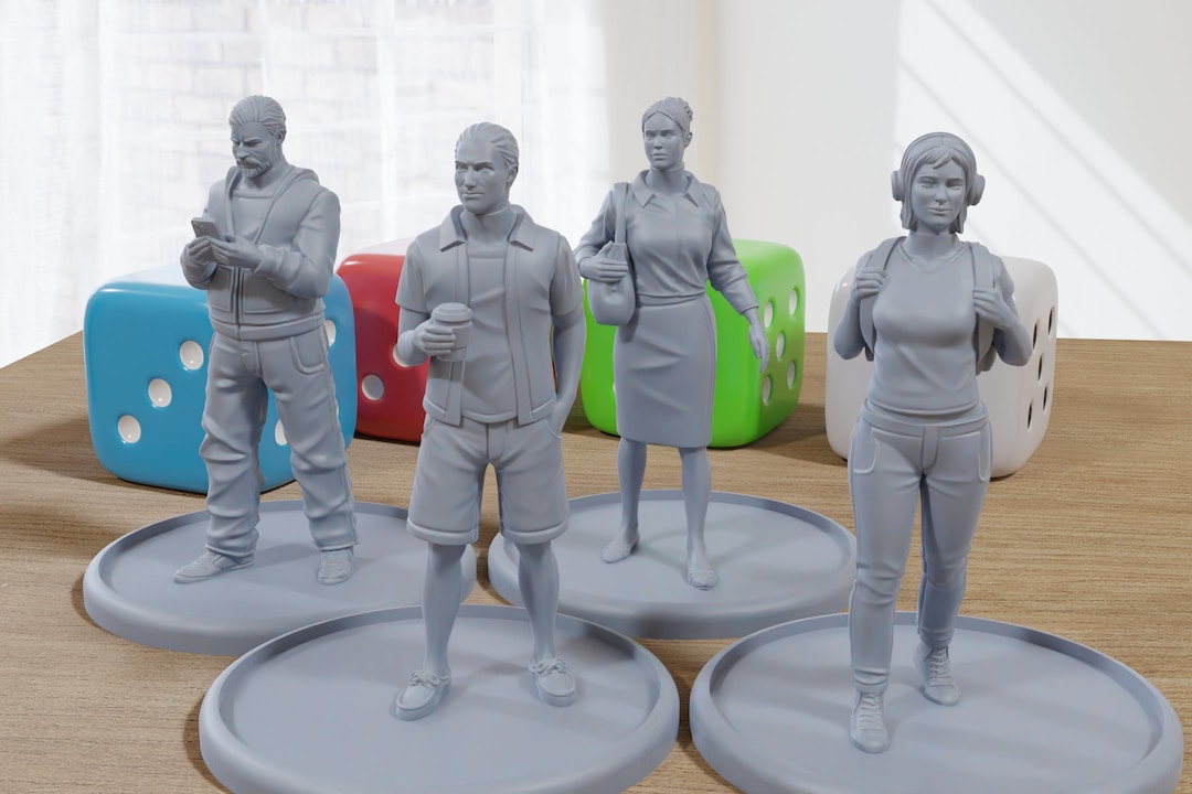 Casual Civilians - Modern Wargaming Miniatures for Tabletop RPG - 28mm ...