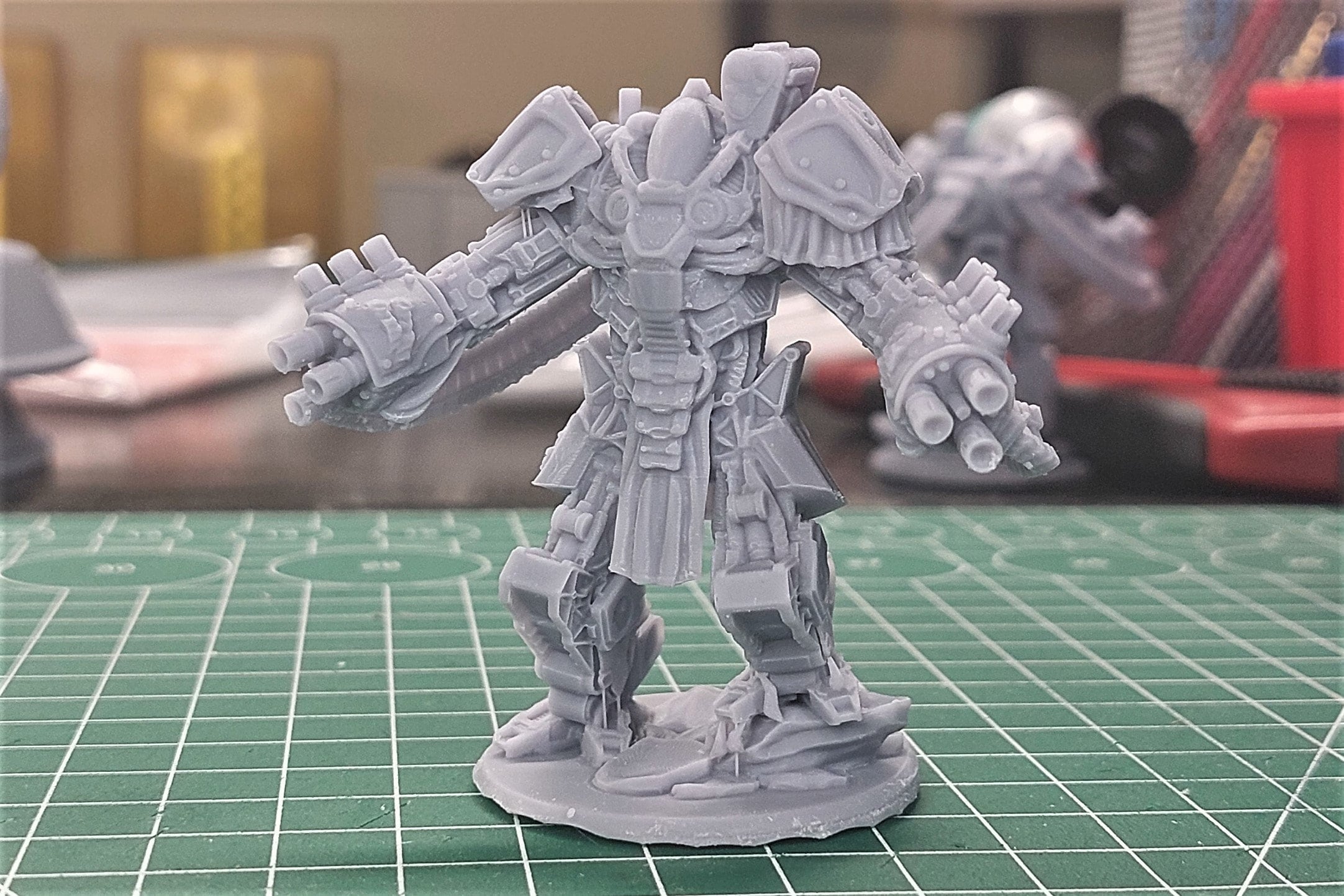 Purifire Heavy Mech - 28mm Scale for Tabletop RPG Sci-fi Wargames Like ...