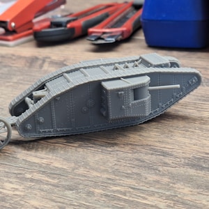 MARK I (male) British WW1 Tank - 3D Resin Printed 28mm / 20mm / 15mm ...