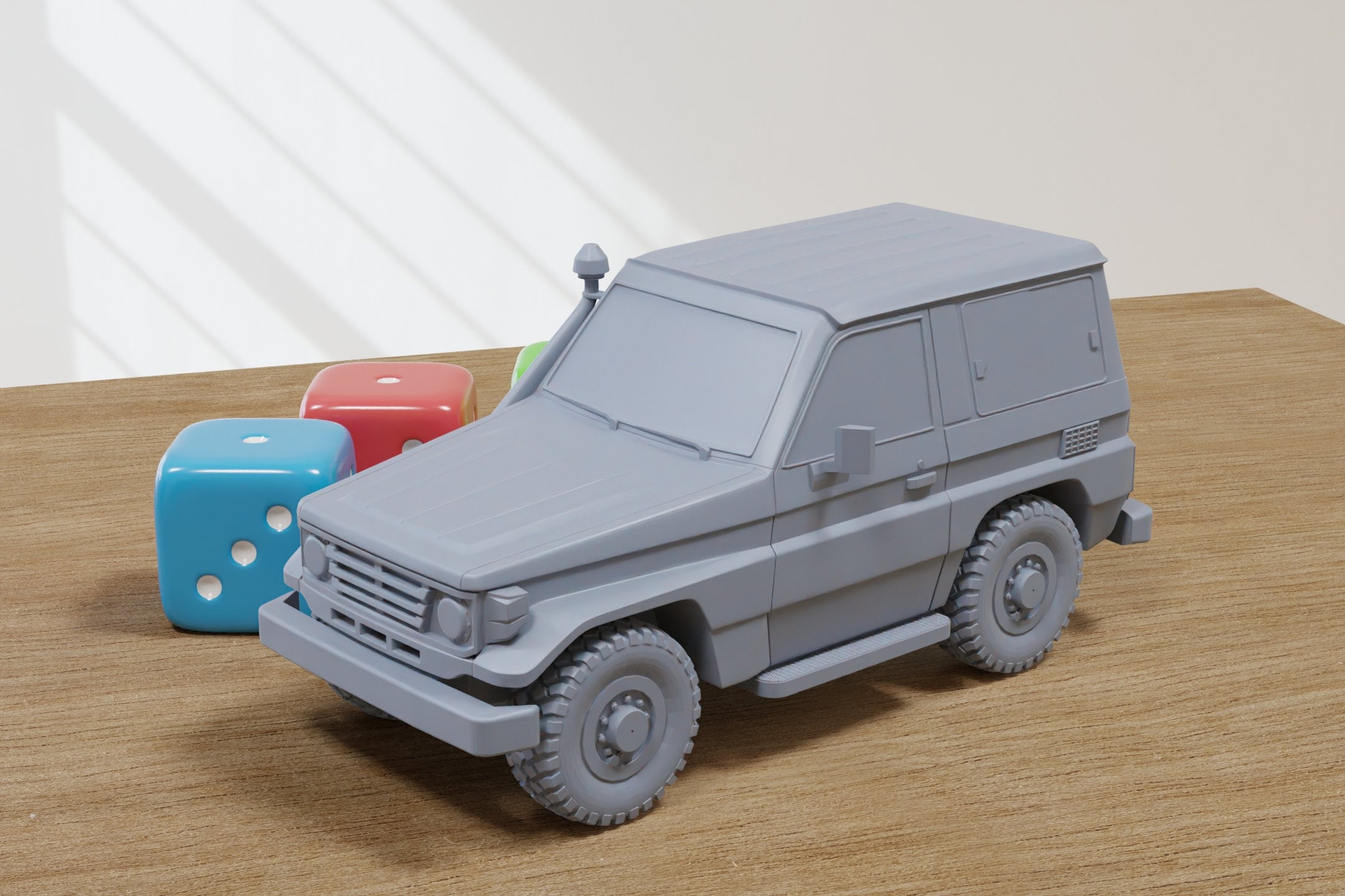 Multi Purpose SUV - 3D Printed - 28mm Scale - Miniature Wargaming ...