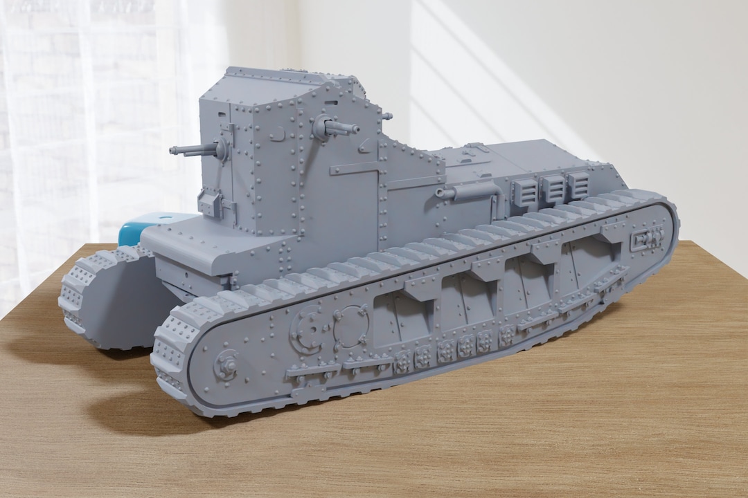 Mark A Whippet British World War 1 Tank - 3D Resin Printed 28mm / 20mm ...
