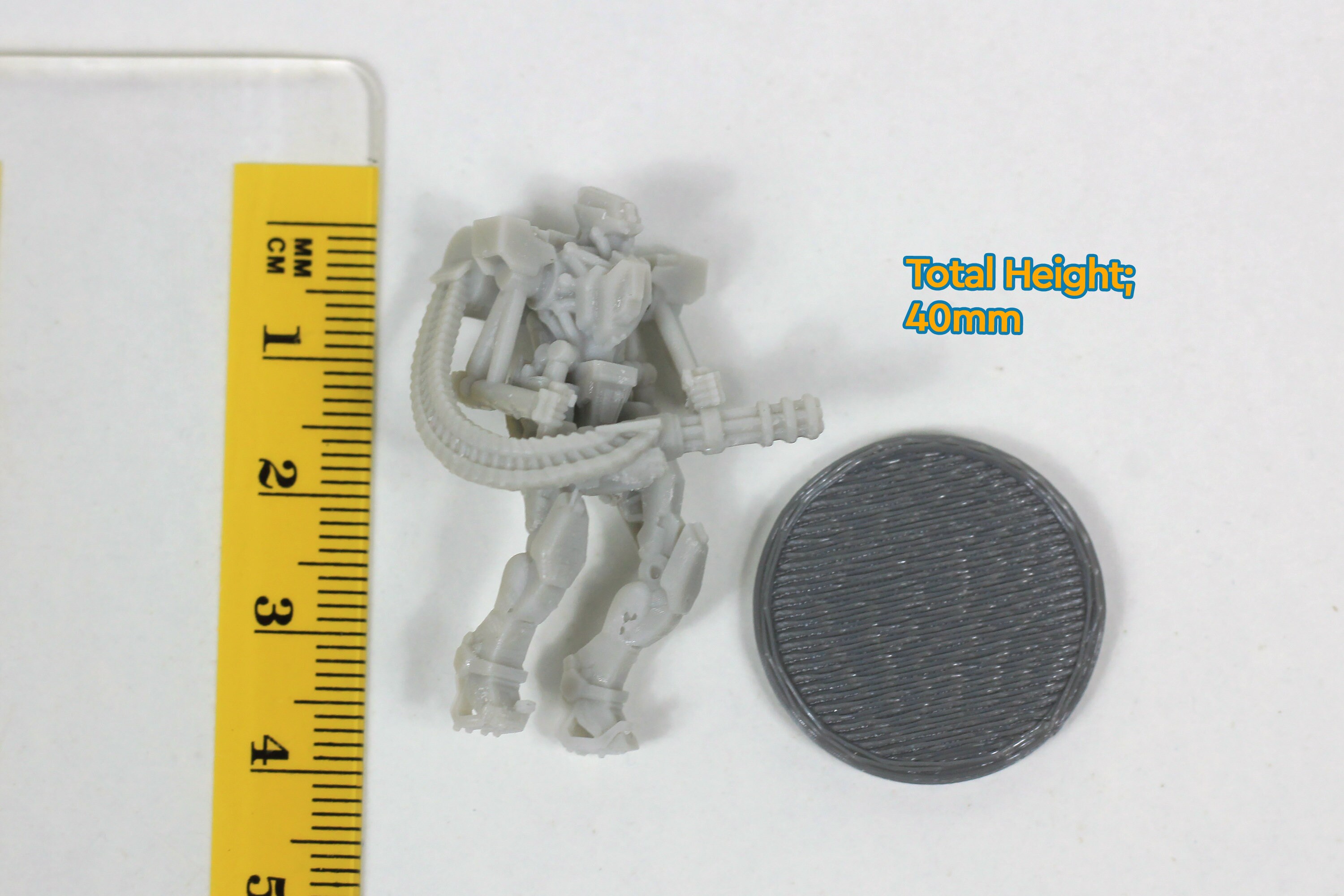 Minigun Mech 28mm Scale Miniature for Tabletop RPG Sci-fi - Etsy