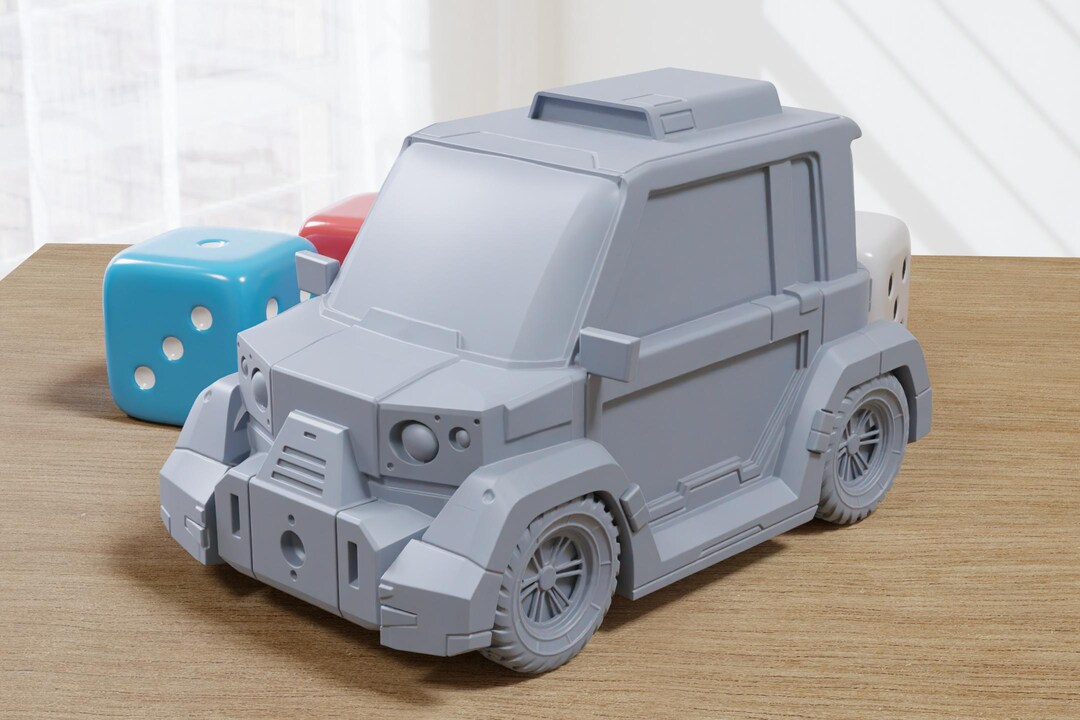 Micro Flux - 3D Printed Car - Cyberpunk / Sci-fi - Tabletop Miniature ...