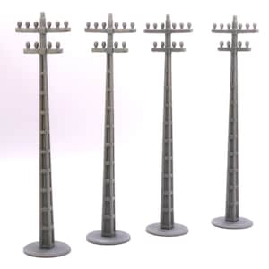 Euro Asian Telephone Poles Set (4pc) - 3D Printed Tabletop Wargaming ...
