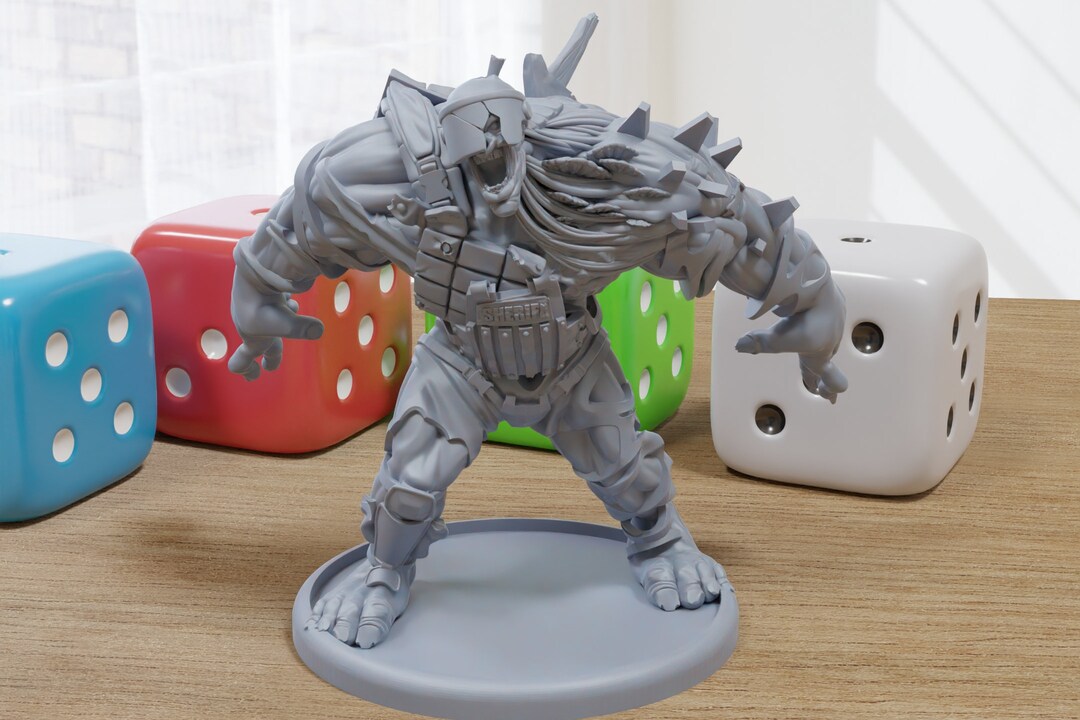 The Abomination - 3D Printed Minifigures for Zombie Post Apocalyptic ...