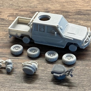Land Cruiser Armored Pick up - 3D Resin Printed 28mm Miniature Tabletop ...