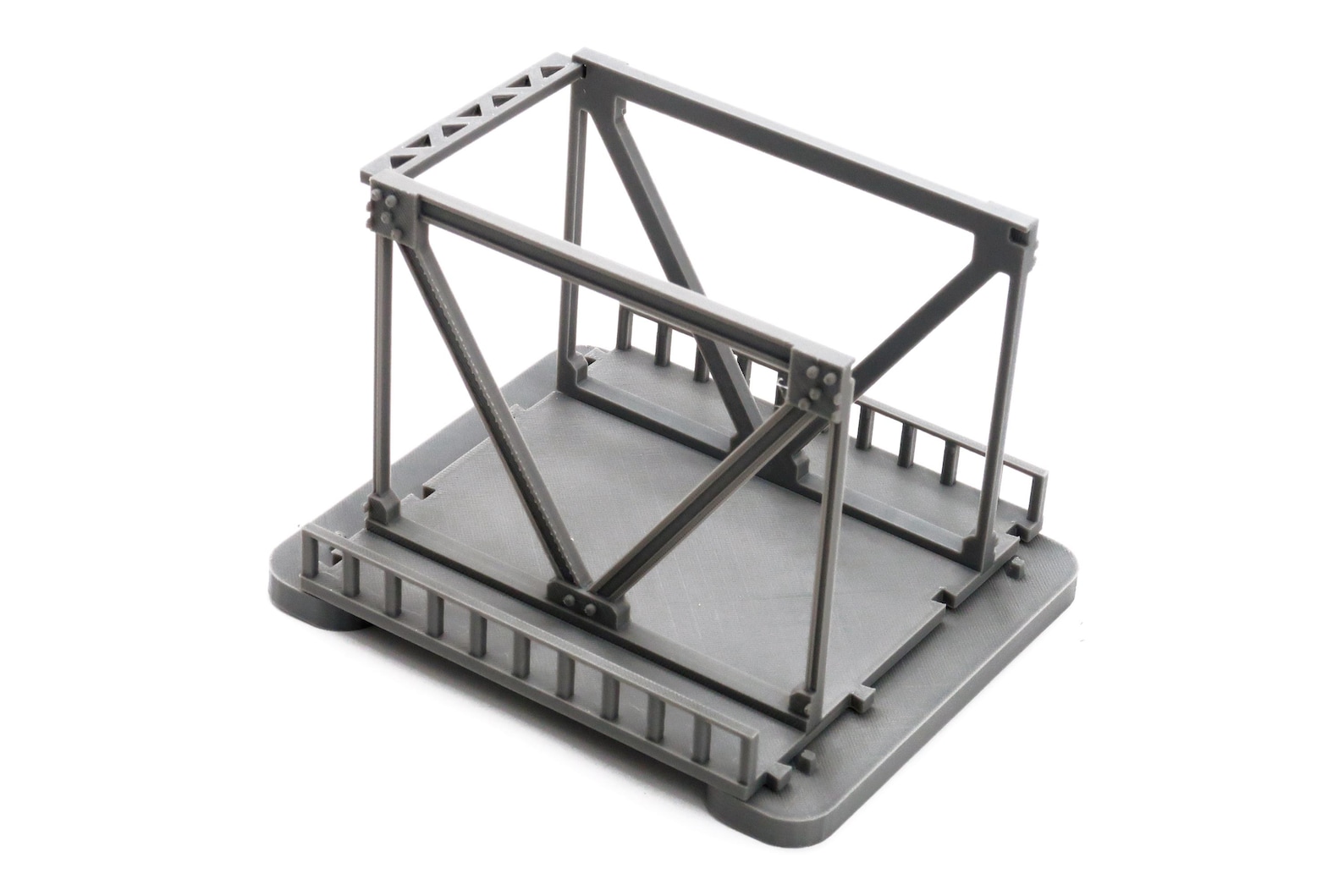 Pratt Truss Bridge - 3D Printed Miniature Wargaming Terrain 28mm / 20mm ...