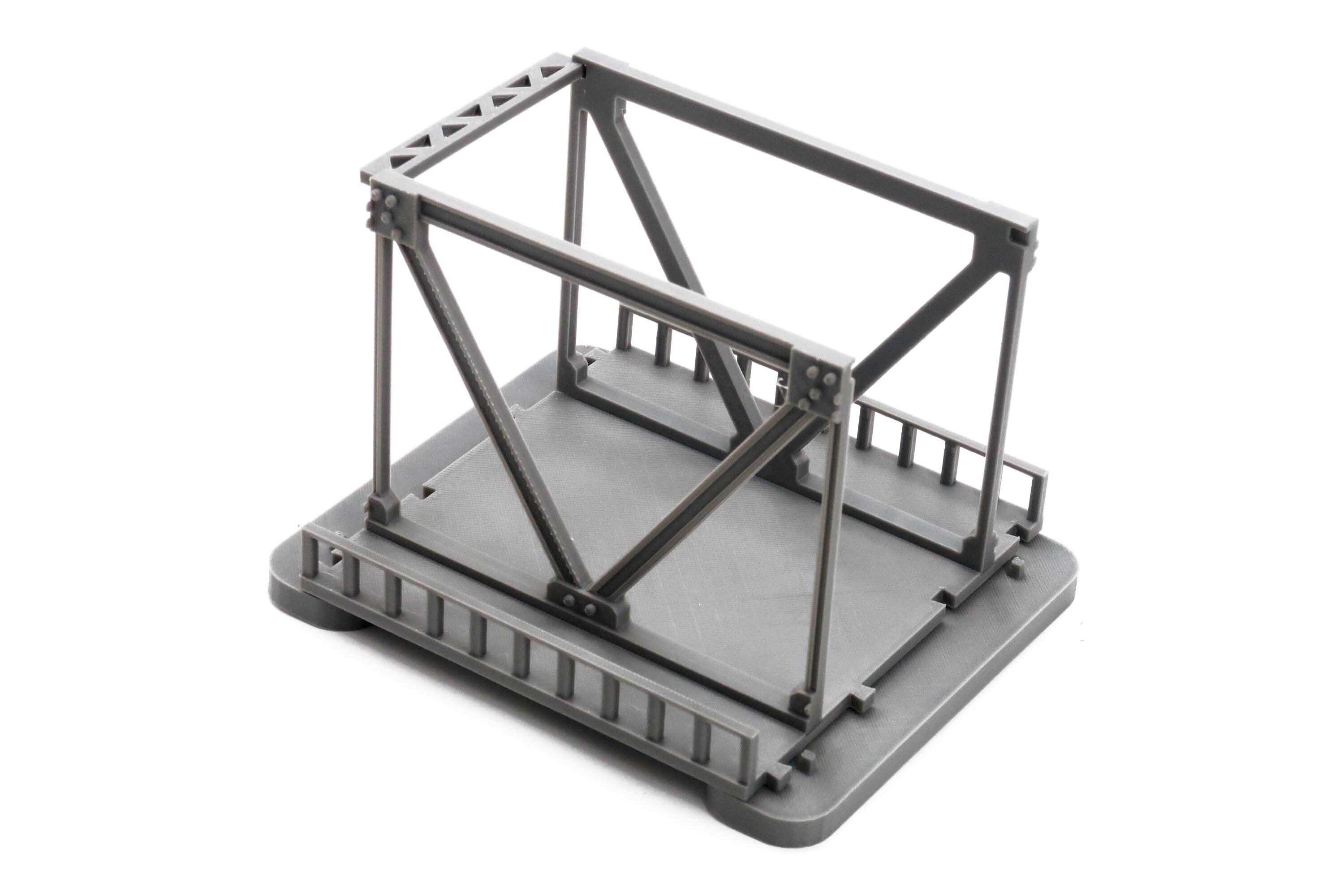 Pratt Truss Bridge - 3D Printed Miniature Wargaming Terrain 28mm / 20mm ...