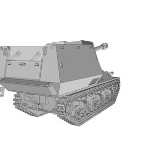 Marder I WW2 German Tank 3D Resin Printed 28mm / 20mm / 15mm Miniature ...