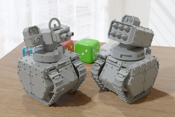 Sentry Bot Tanks Resin 3D Printed Vehicles 28mm Scale for - Etsy UK
