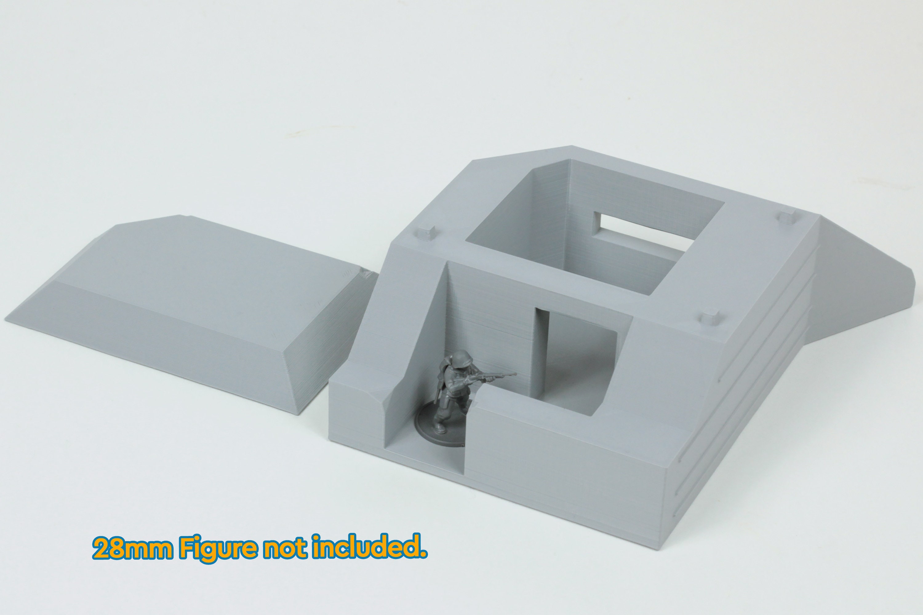 German Bunkers Set (7 Bunkers) Set No2 - Tabletop Wargaming WW2 Terrain ...