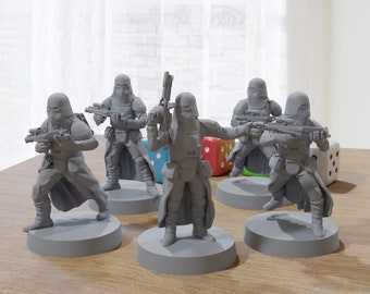 Rebel Pilots Star Wars Legion 35mm Proxy Miniature for Tabletop RPG - Etsy