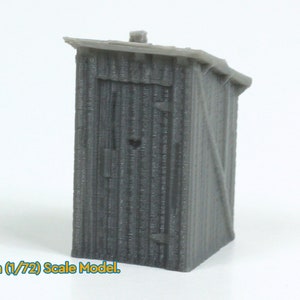 Rural Toilet - Tabletop Wargaming WW2 Terrain - 15mm - 20mm - 28mm - HO ...