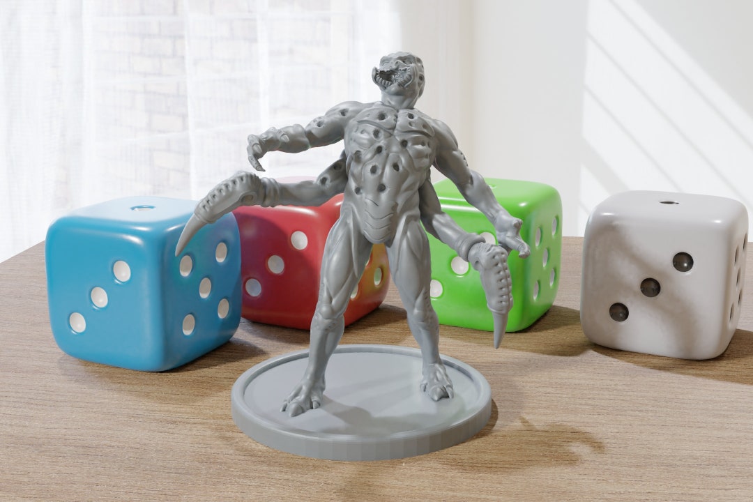 Lab X16 Mutant Alpha - 20mm - 28mm - 32mm Scale Minifigure - Post ...