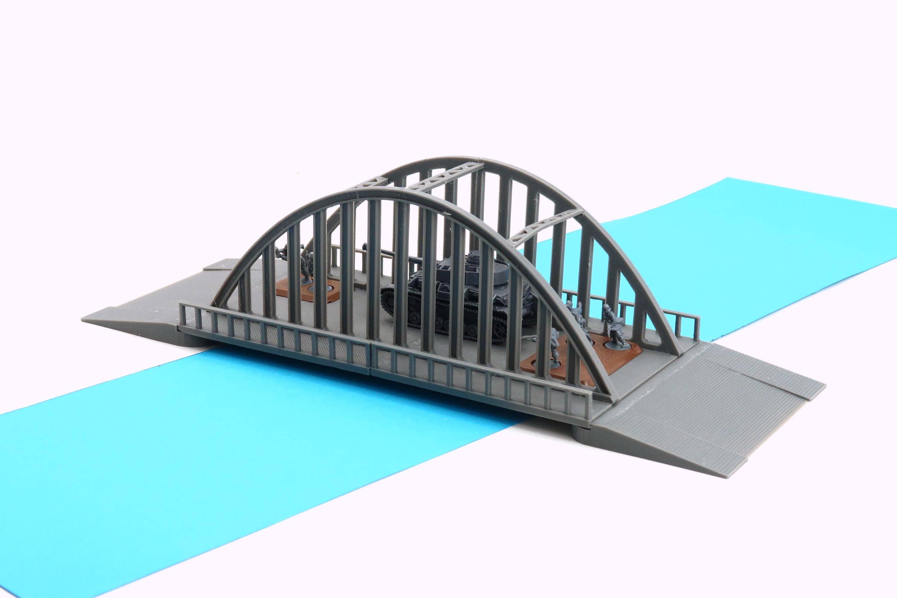 Steel Arch Bridge - Tabletop Wargaming WW2 Terrain Miniature | 15mm ...