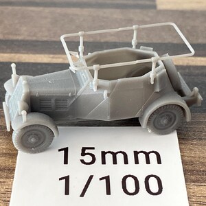 Kfz. 14 German WW2 Communications Vehicle - 3D Resin Printed 28mm ...