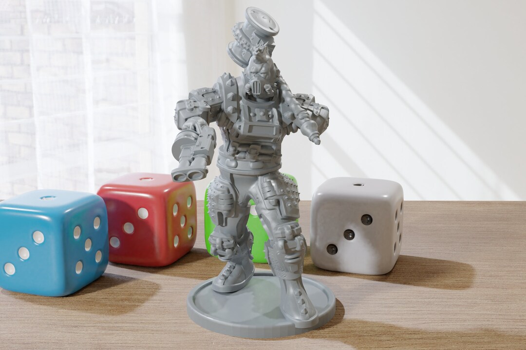 Wasteland Giant - 28mm / 32mm - Post Apocalyptic Minifigure - Ideal ...