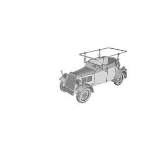 Kfz. 14 German WW2 Communications Vehicle 3D Resin Printed 28mm / 20mm ...