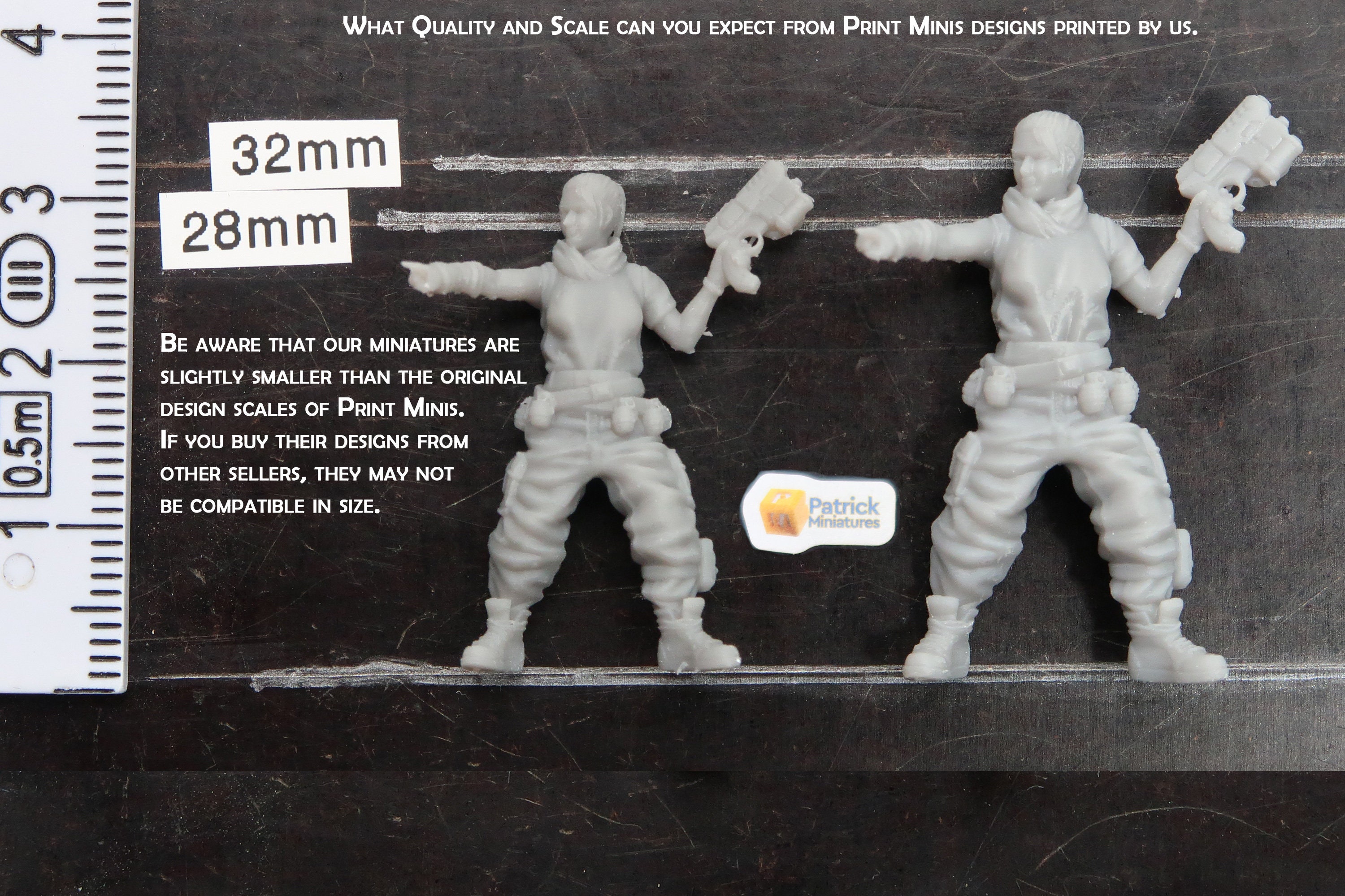 Sergeant Eric - Kaledon Fortis - 3D Gedruckt Proxy Minifiguren für Sci ...