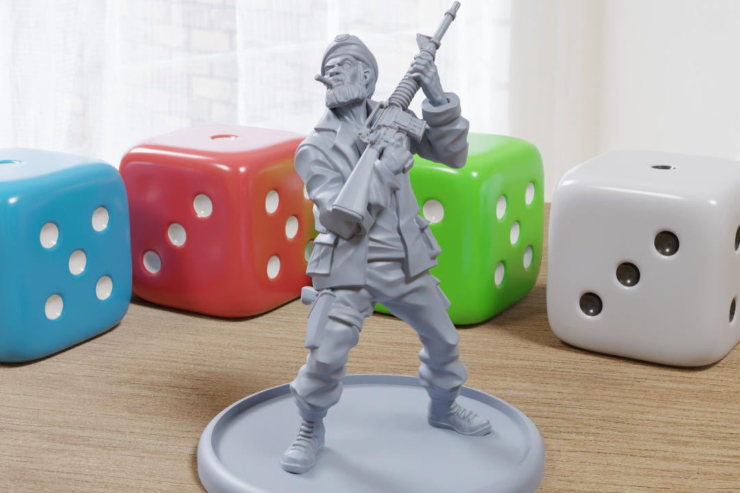 Bobby 3D Printed Minifigure for Zombie Post Apocalyptic Miniature ...