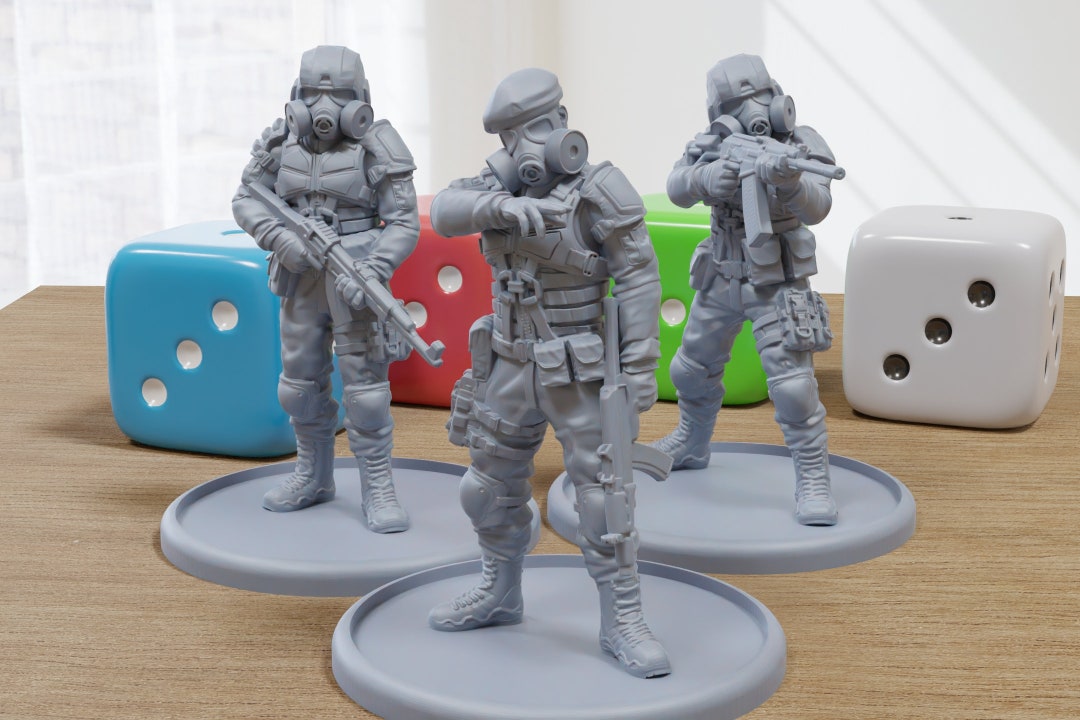 Vladimir and Zone Mercenaries - 3D Printed Minifigures - Post ...
