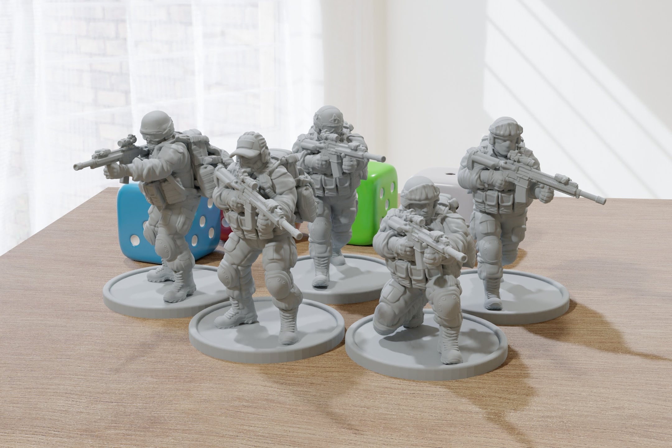 US Marine Corps Squad Five Modern Wargaming Miniatures for - Etsy