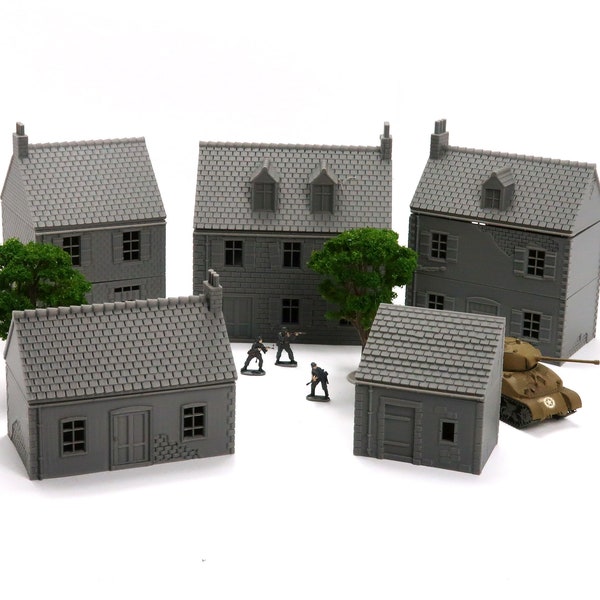 15mm 3d Printed Ww2 Buildings - Etsy