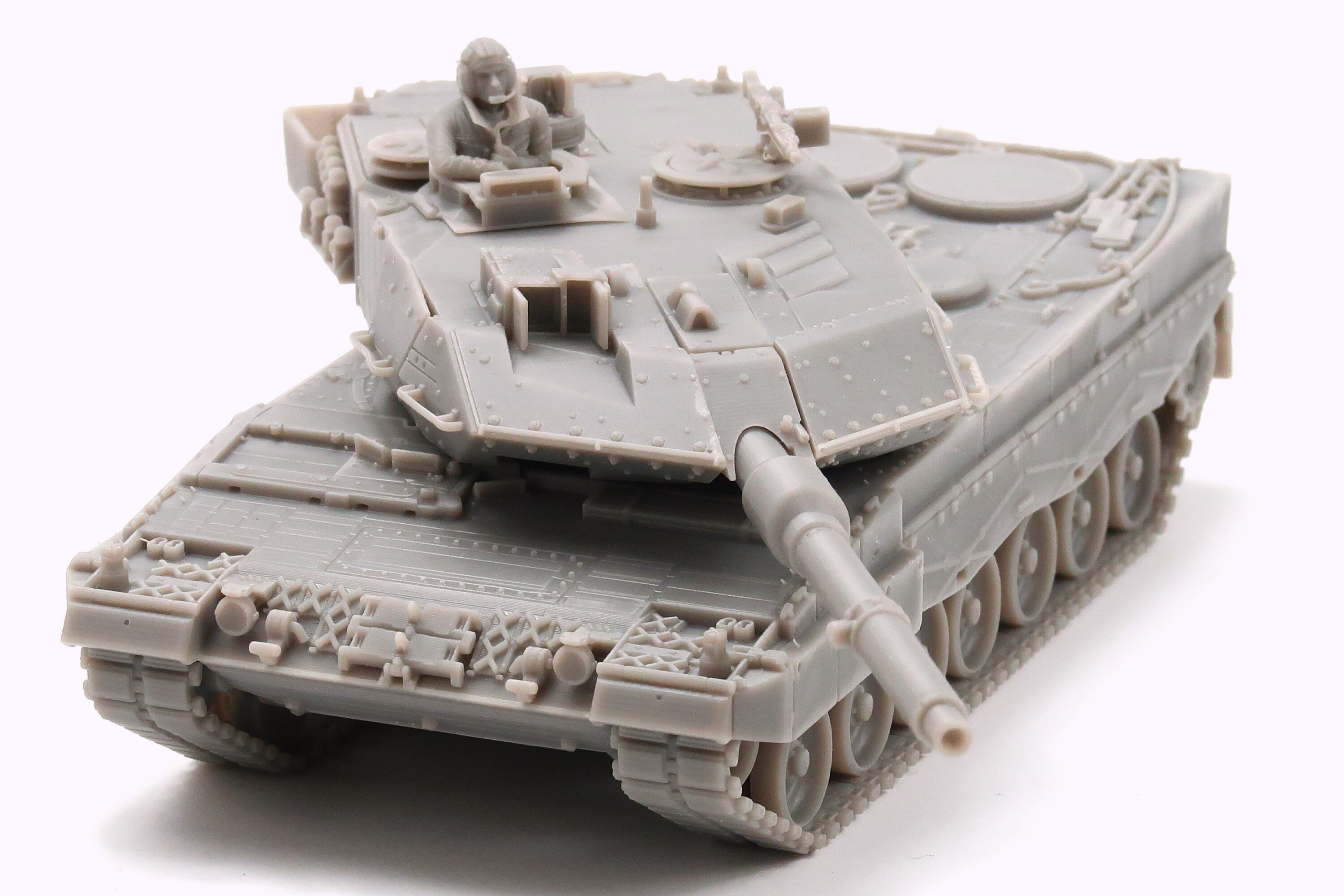 Leopard 2A5 Main Tank - 3D Printed Miniature Wargaming Combat Vehicle ...