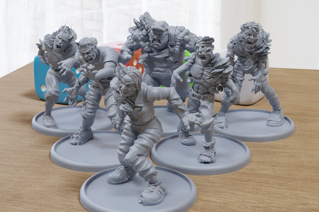 Infected Scum Zombies - 3D Printed Minifigures for Zombie Post ...