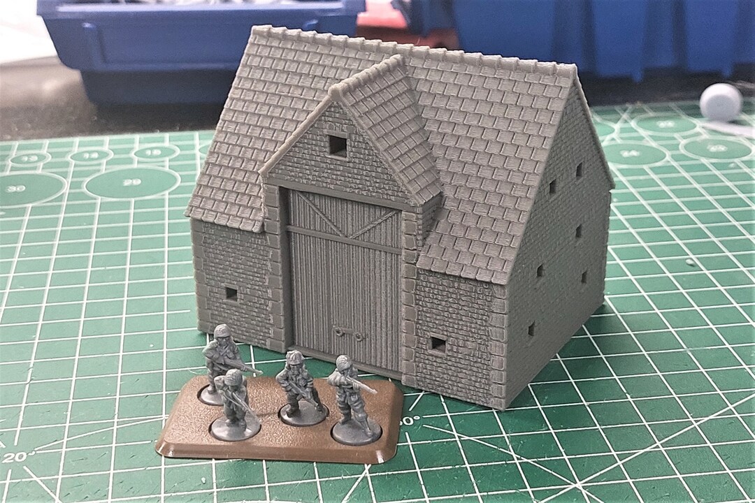 Normandy French Farm Barn Tabletop Wargaming WW2 Terrain - Etsy