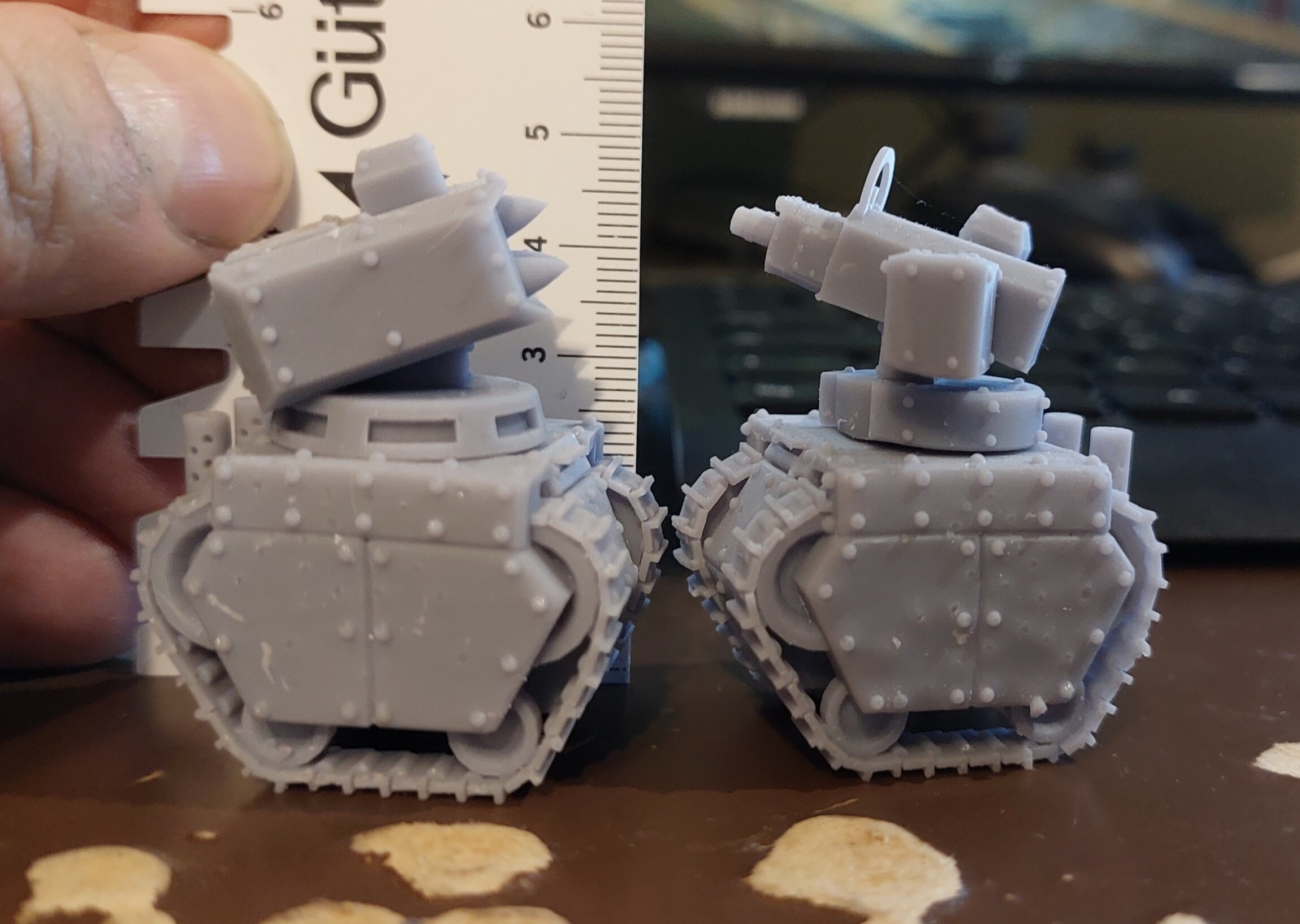 Sentry Bot Tanks - Resin 3D Printed Vehicles 28mm Scale for Tabletop ...