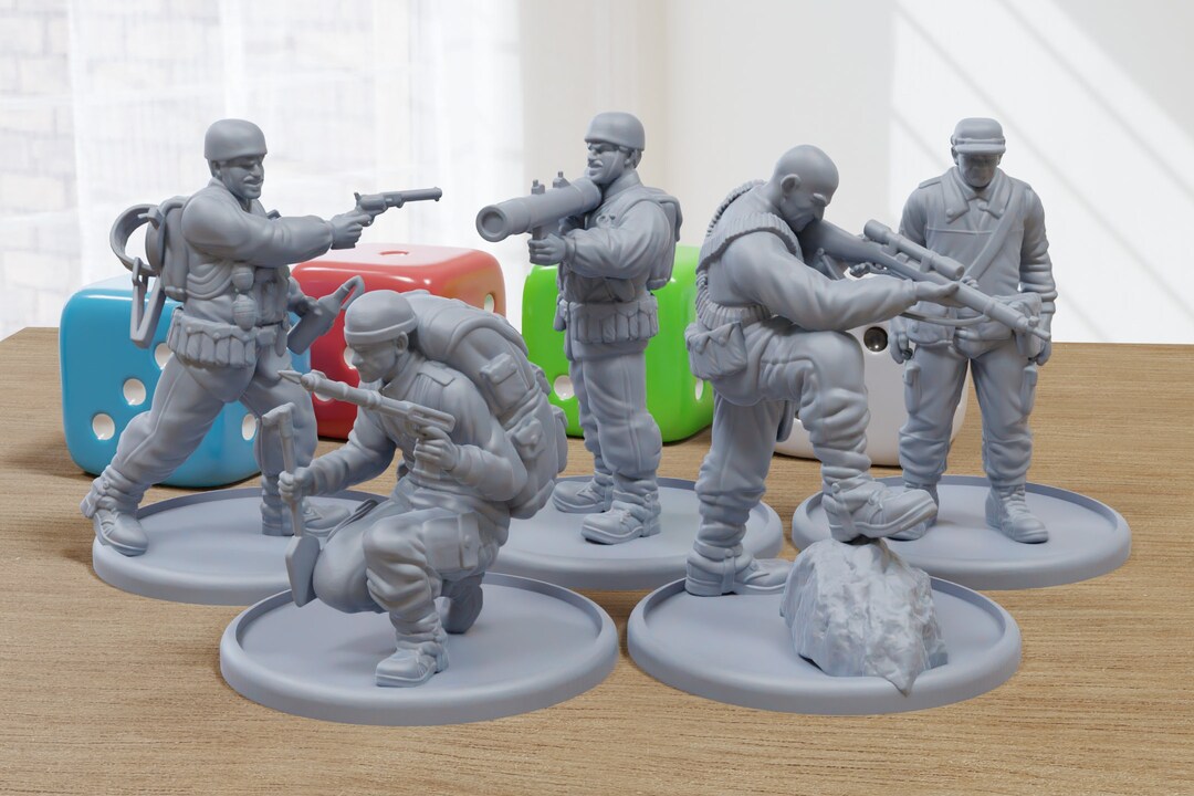 Commandos Unit Bravo - Modern / Historical Wargaming Miniatures for ...