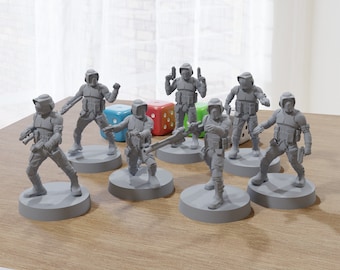 Ahsoka Star Wars Legion 35mm Proxy Miniature for Tabletop | Etsy