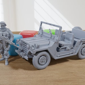 M151 Mutt - US Army Light Utility Vehicle - 3D Printed Miniature ...