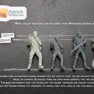 Classic Zombies - 3D Printed Minifigure for Zombie Post Apocalyptic ...