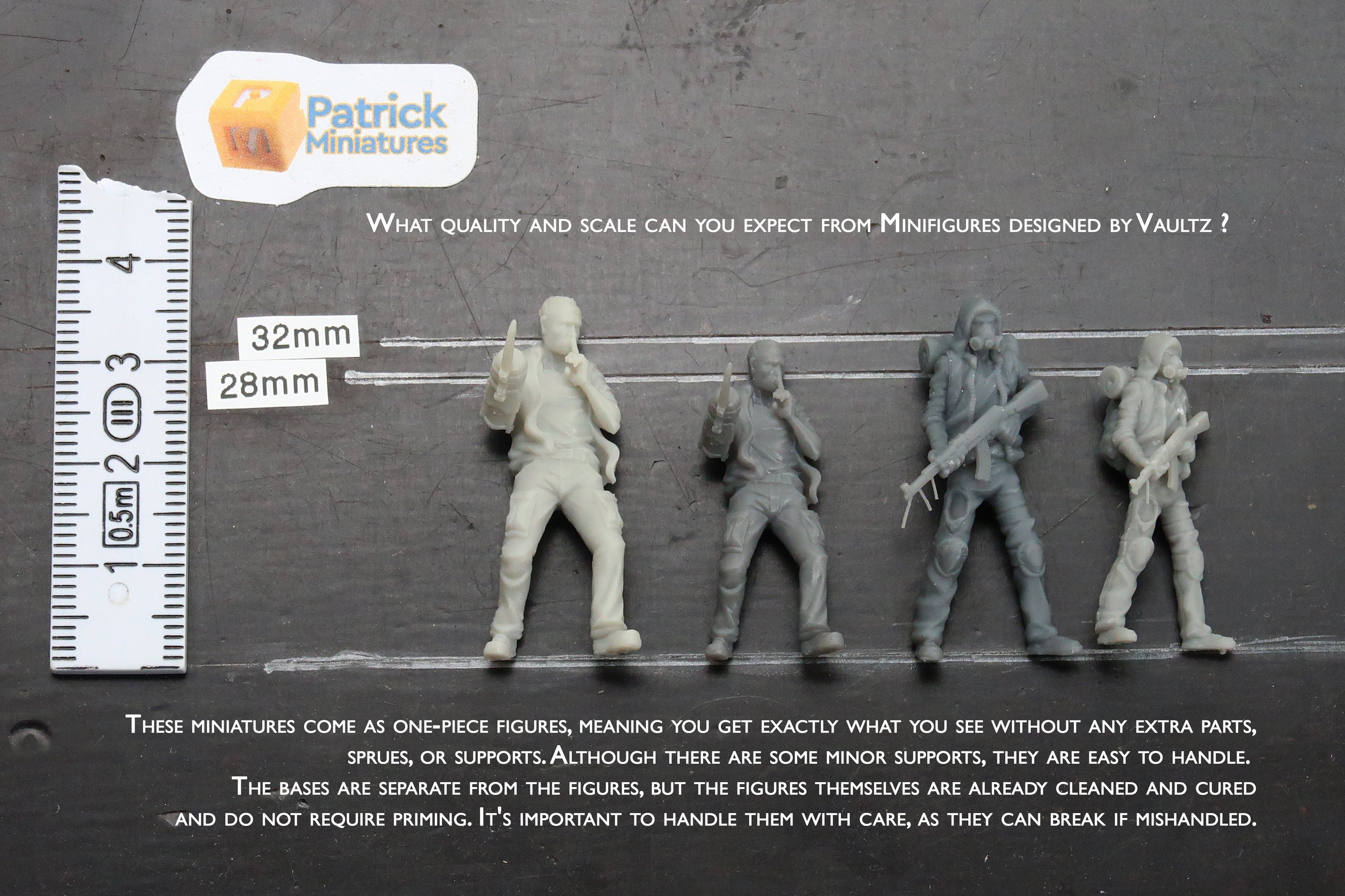 Frozenland Survivors - 3D Printed Minifigure for Zombie Post ...
