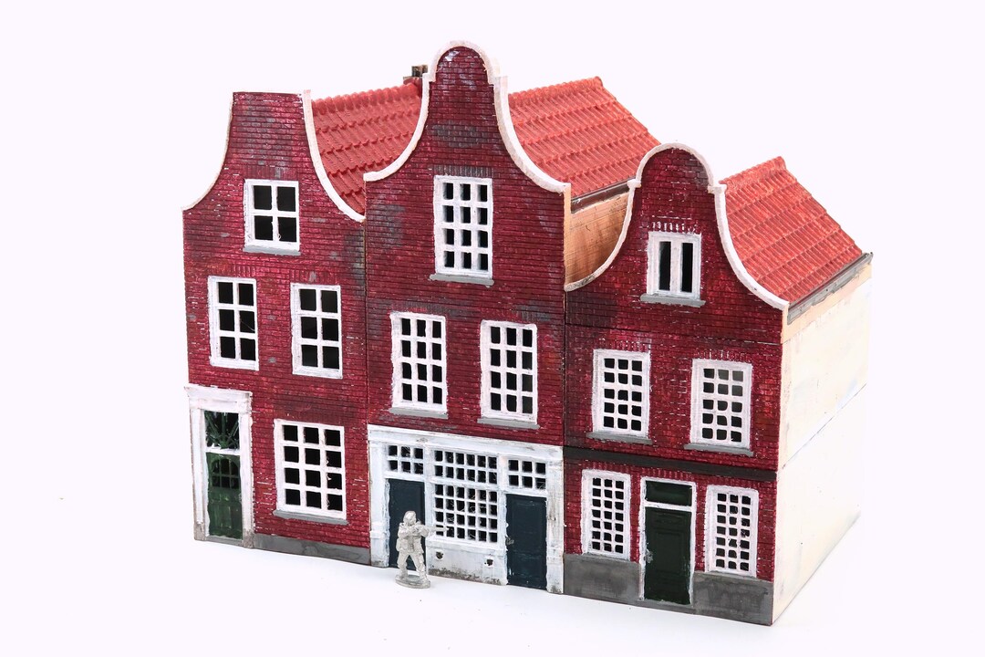 Dutch Canalhouse Delft Set - 3D Printed Miniature Wargaming Terrain ...
