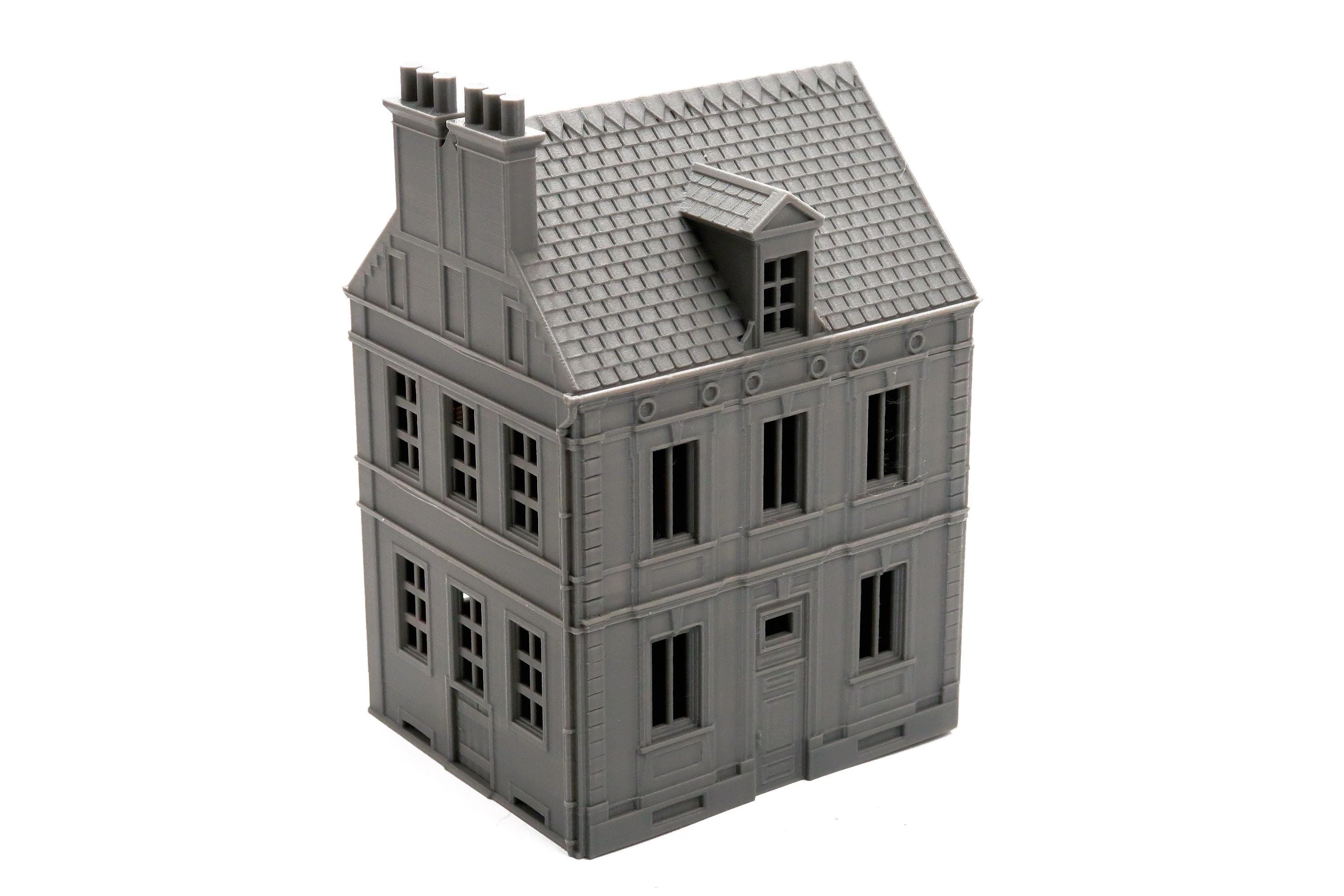 Normandy French Town Set Volume 4 - 3D Printed Miniature Wargaming ...