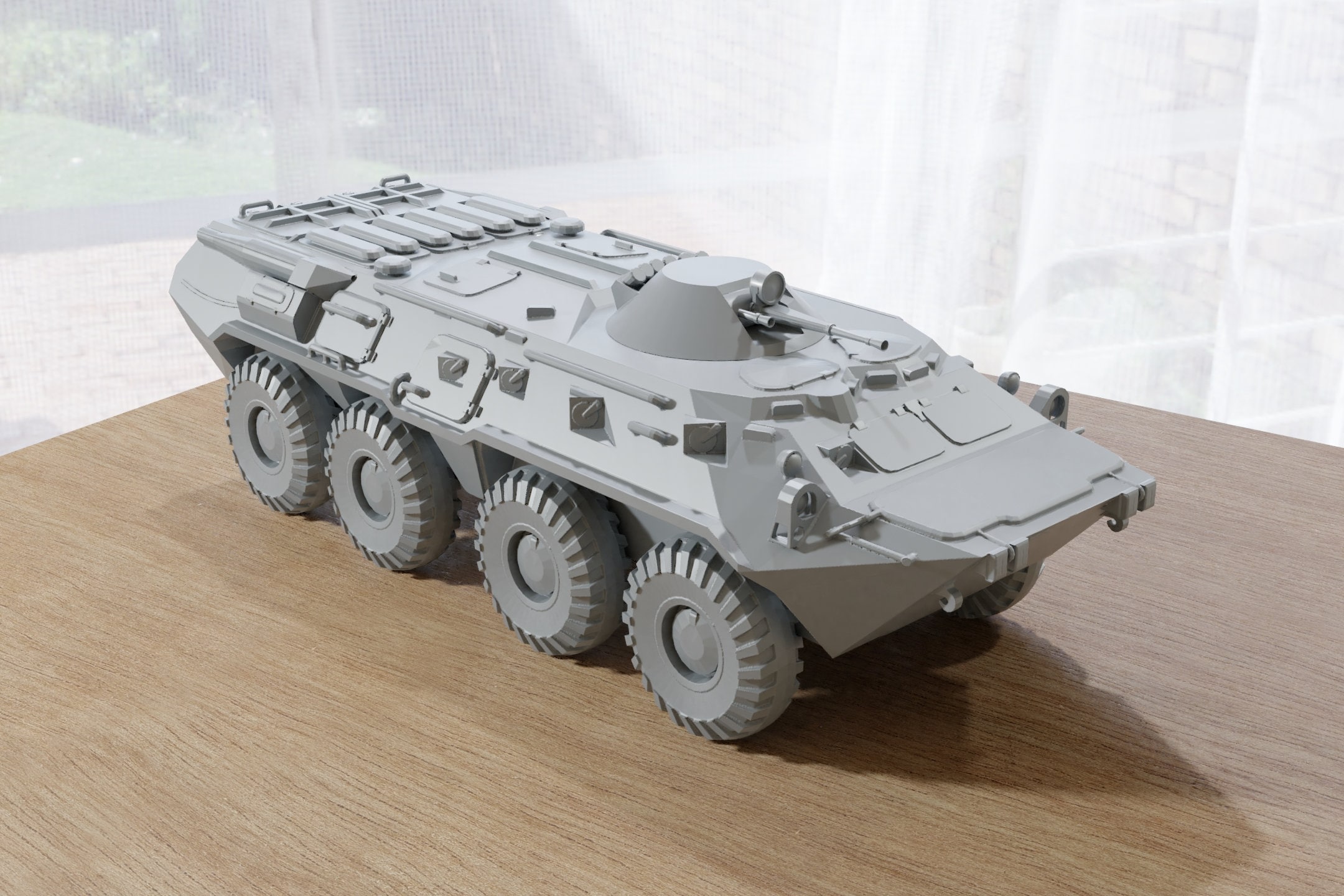 BTR-80 - Modern Wargaming Miniatures for Tabletop RPG - 28mm / 20mm ...