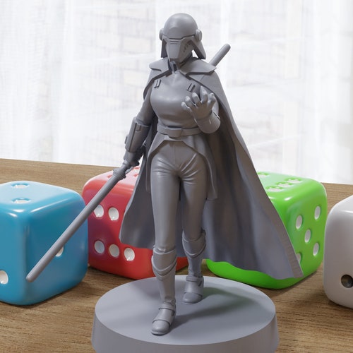 Ahsoka Star Wars Legion 35mm Proxy Miniature for Tabletop - Etsy