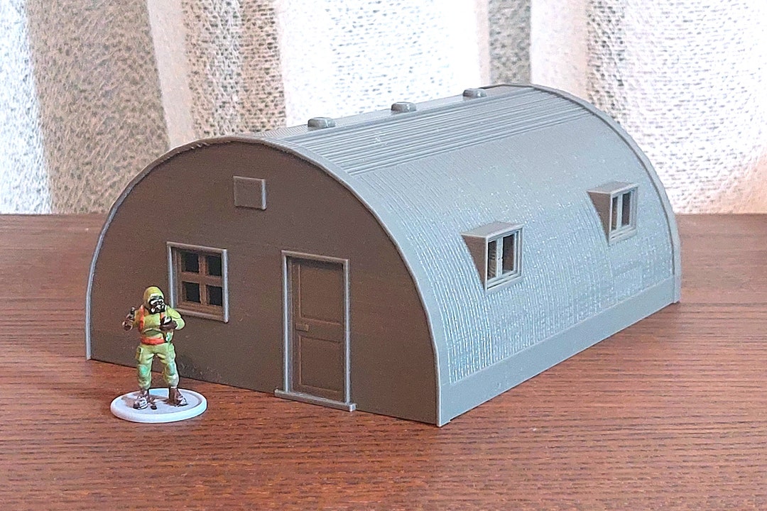 Quonset Hut Barrack - Miniature Wargaming Terrain - Zona Alfa - Team ...